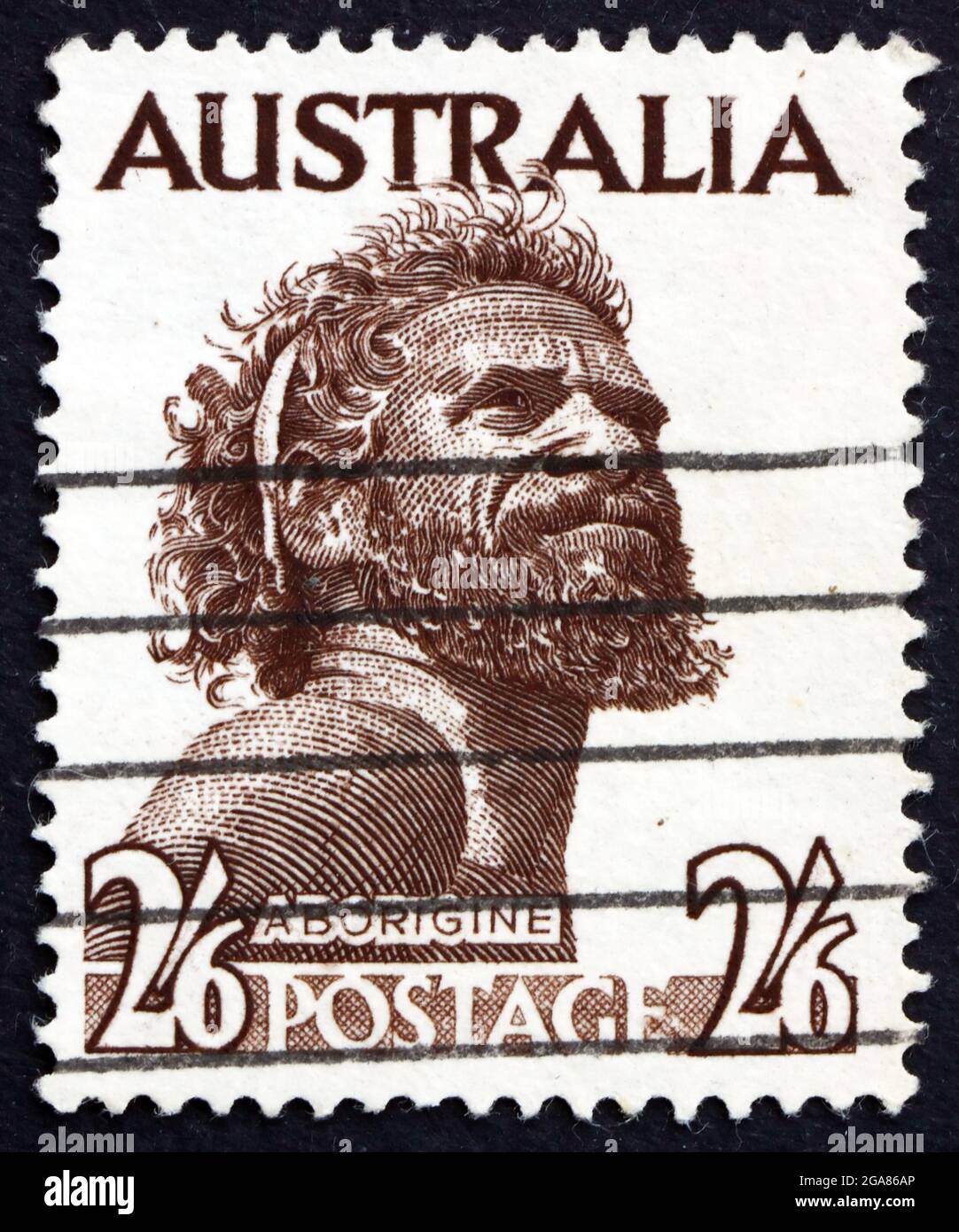 AUSTRALIA - CIRCA 1952: a stamp printed in the Australia shows ...