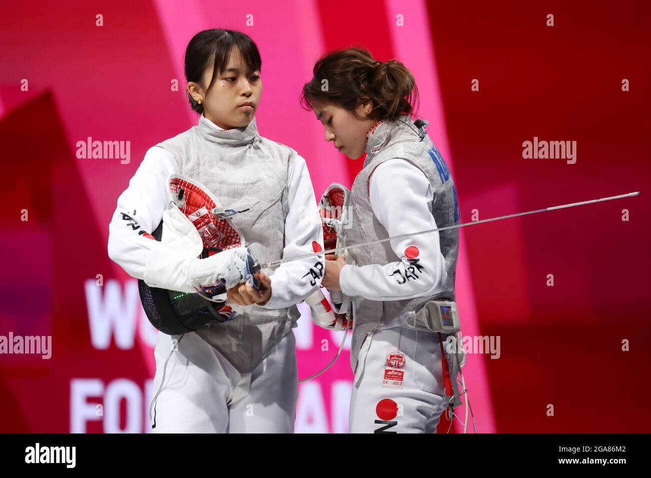 Chiba, Japan. 29th July, 2021. (L to R) Rio Azuma, Sera Azuma (JPN ...