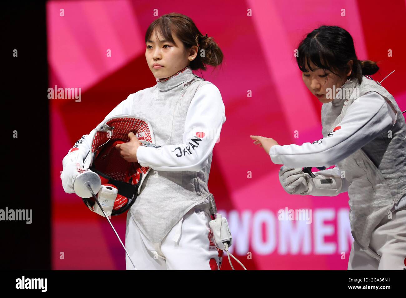 Chiba, Japan. 29th July, 2021. (L to R) Sera Azuma, Yuka Ueno (JPN ...