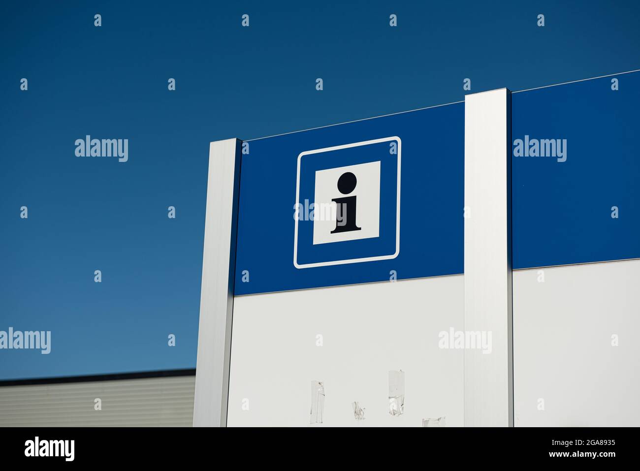 3d white people sign board hi-res stock photography and images - Alamy