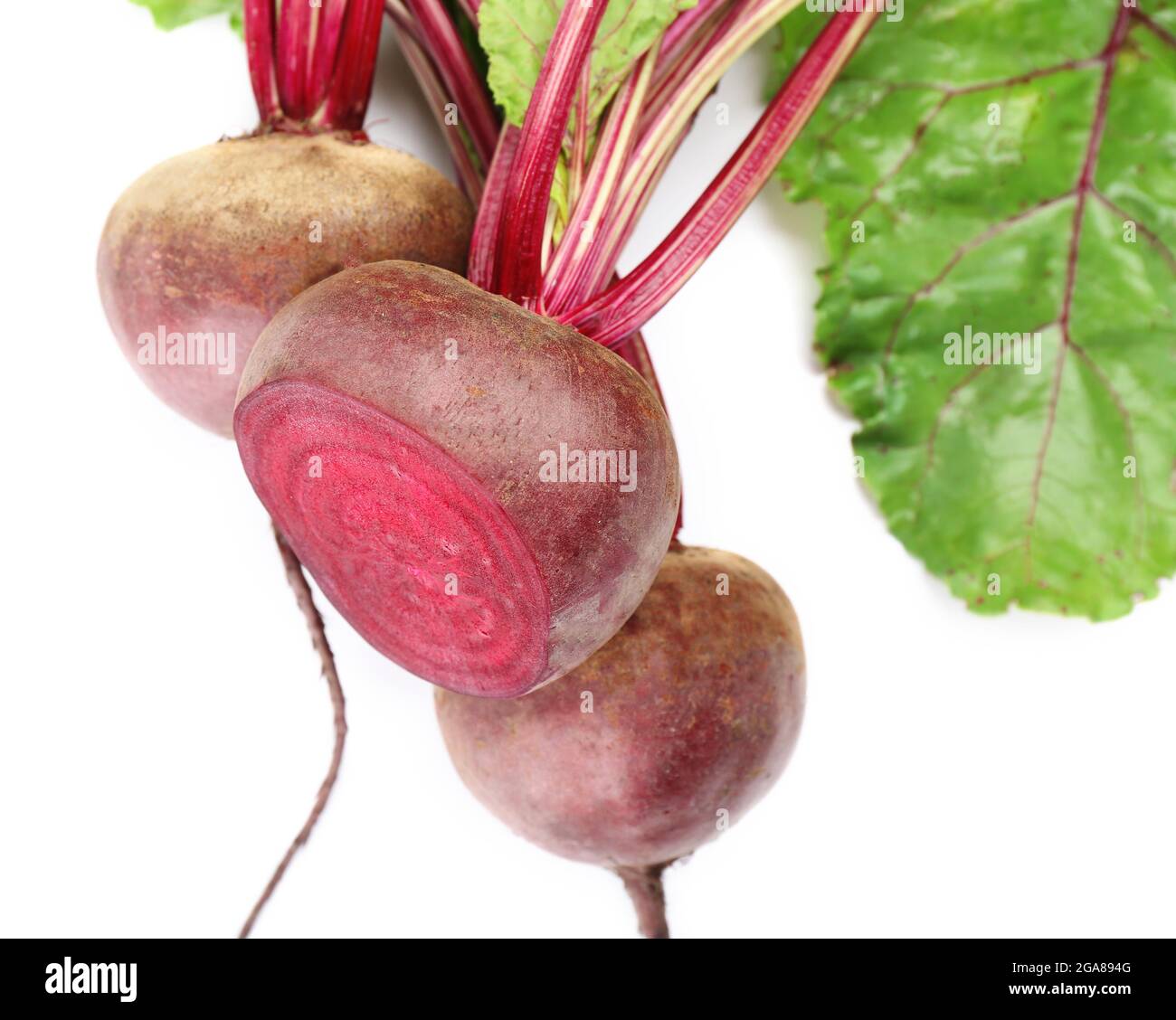Fresh beet isolated on white Stock Photo - Alamy