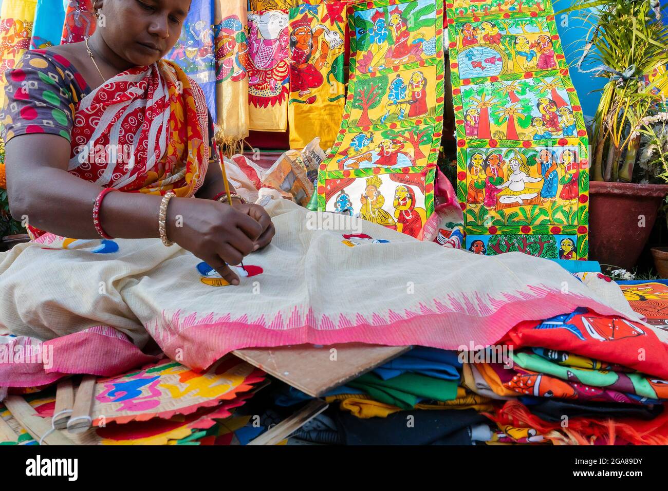Kolkata,West Bengal,India - 31st December 2018 : Young Bengali female ...