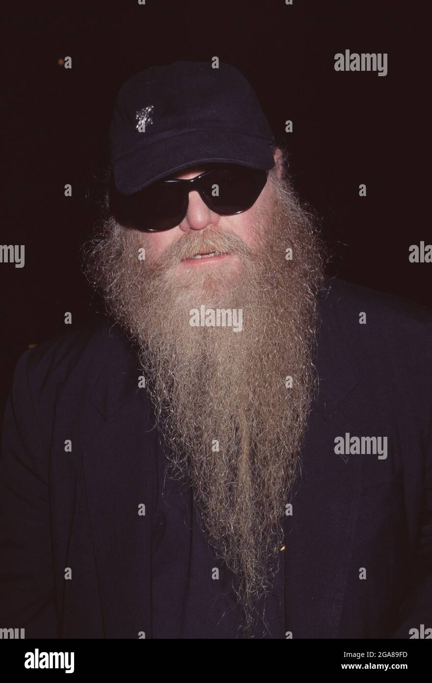 Dusty Hill from ZZ Top at the Rihga Royal Hotel in New York City on ...