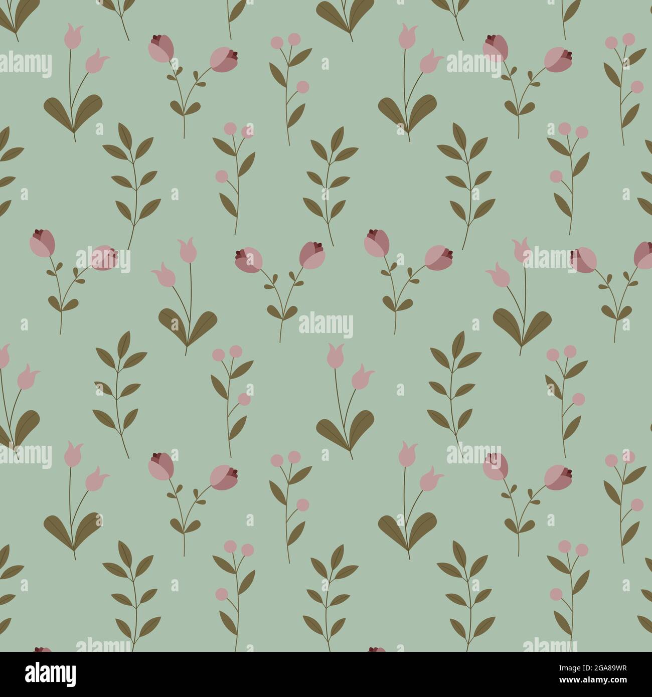 Abstract organic floral pattern background. Vector illustration Stock ...