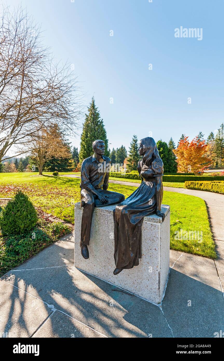 Mormon temple grounds hi-res stock photography and images - Alamy