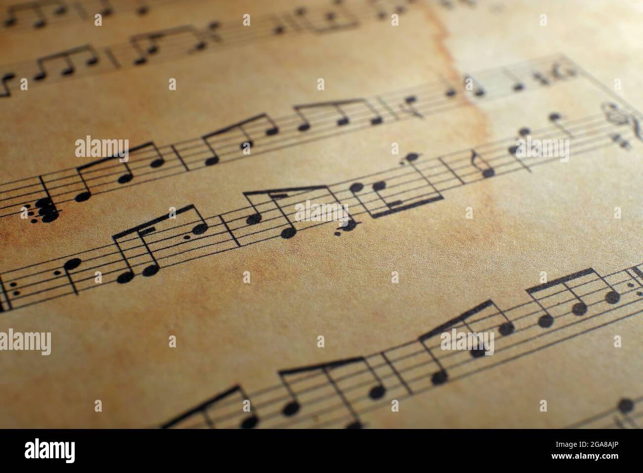 Music sheet background Stock Photo - Alamy