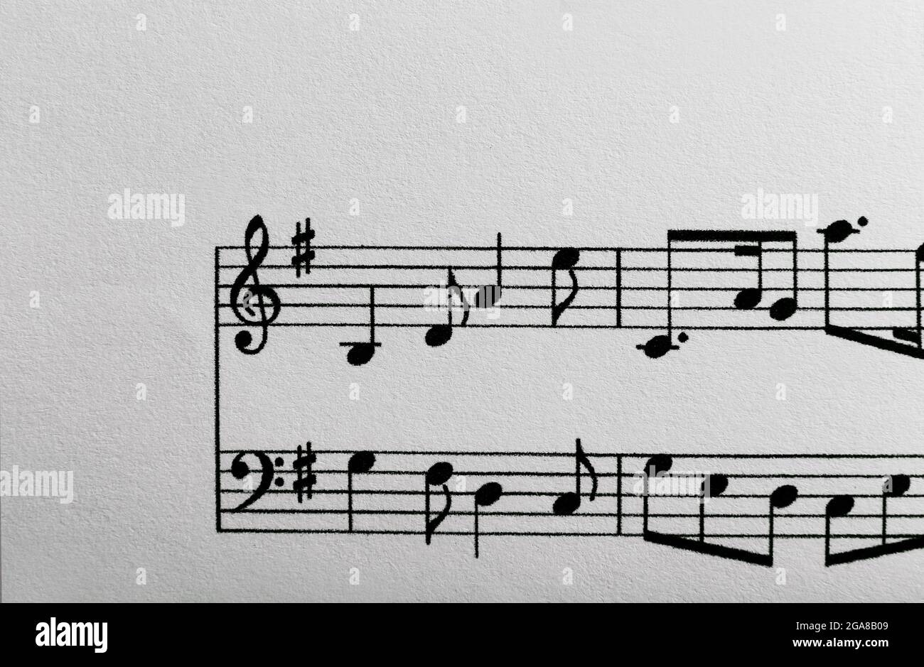 Music sheet background Stock Photo - Alamy