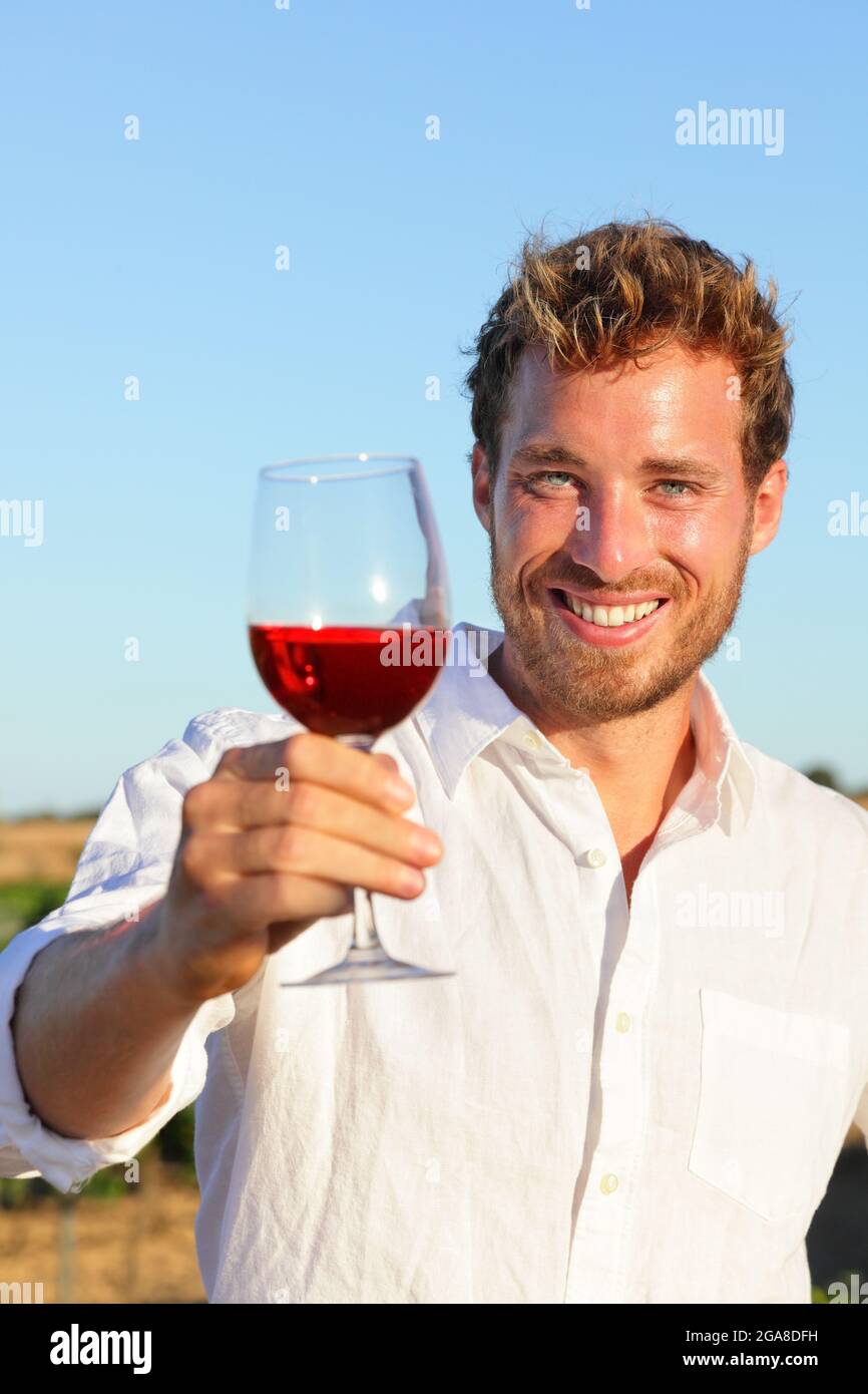 Man drinking rose outdoors hi-res stock photography and images - Alamy