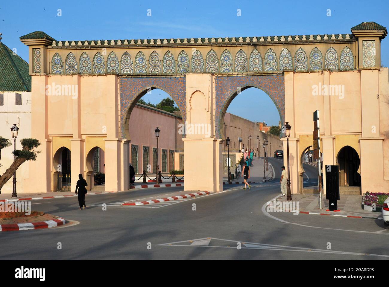 Architecture of the old town of Meknes in Morocco Stock Photo - Alamy