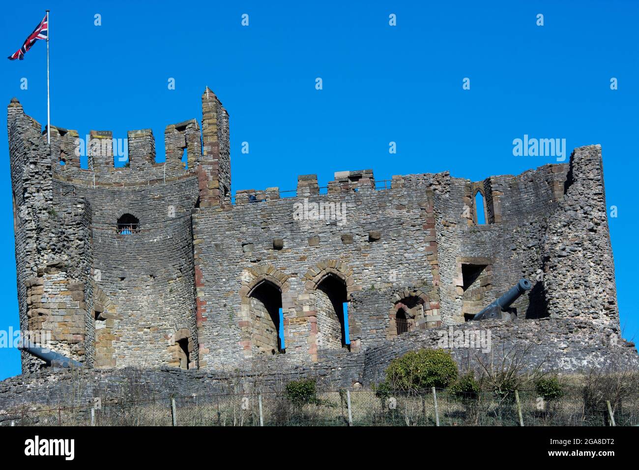 Ruins Of Dudley Castle On Top Of Castle Hill In Dudley West Midlands ...