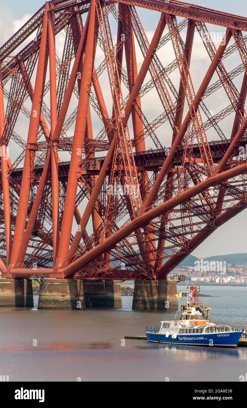 Forth Bridge built around the 1890's is an engineering feit and a ...