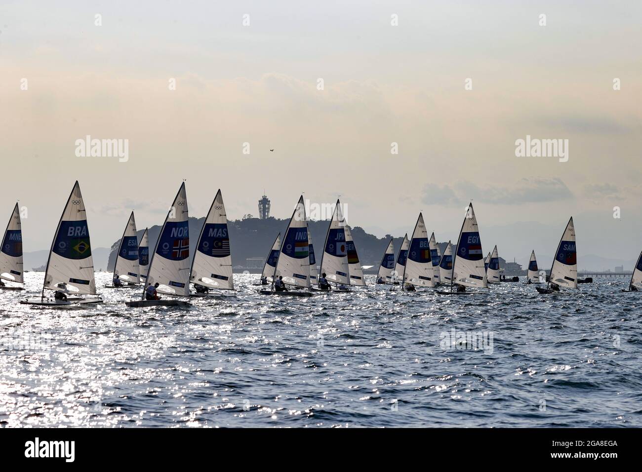 Illustration during the Olympic Games Tokyo 2020, Sailing Men's One ...