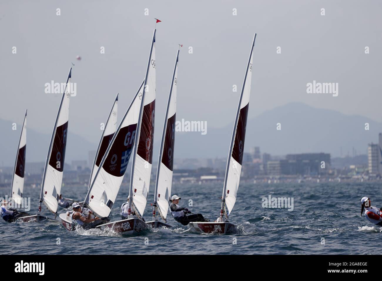 Illustration during the Olympic Games Tokyo 2020, Sailing Women's One ...