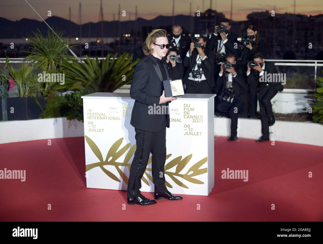 PALME D'OR of the 74th Cannes Film Festival 2021 Stock Photo - Alamy