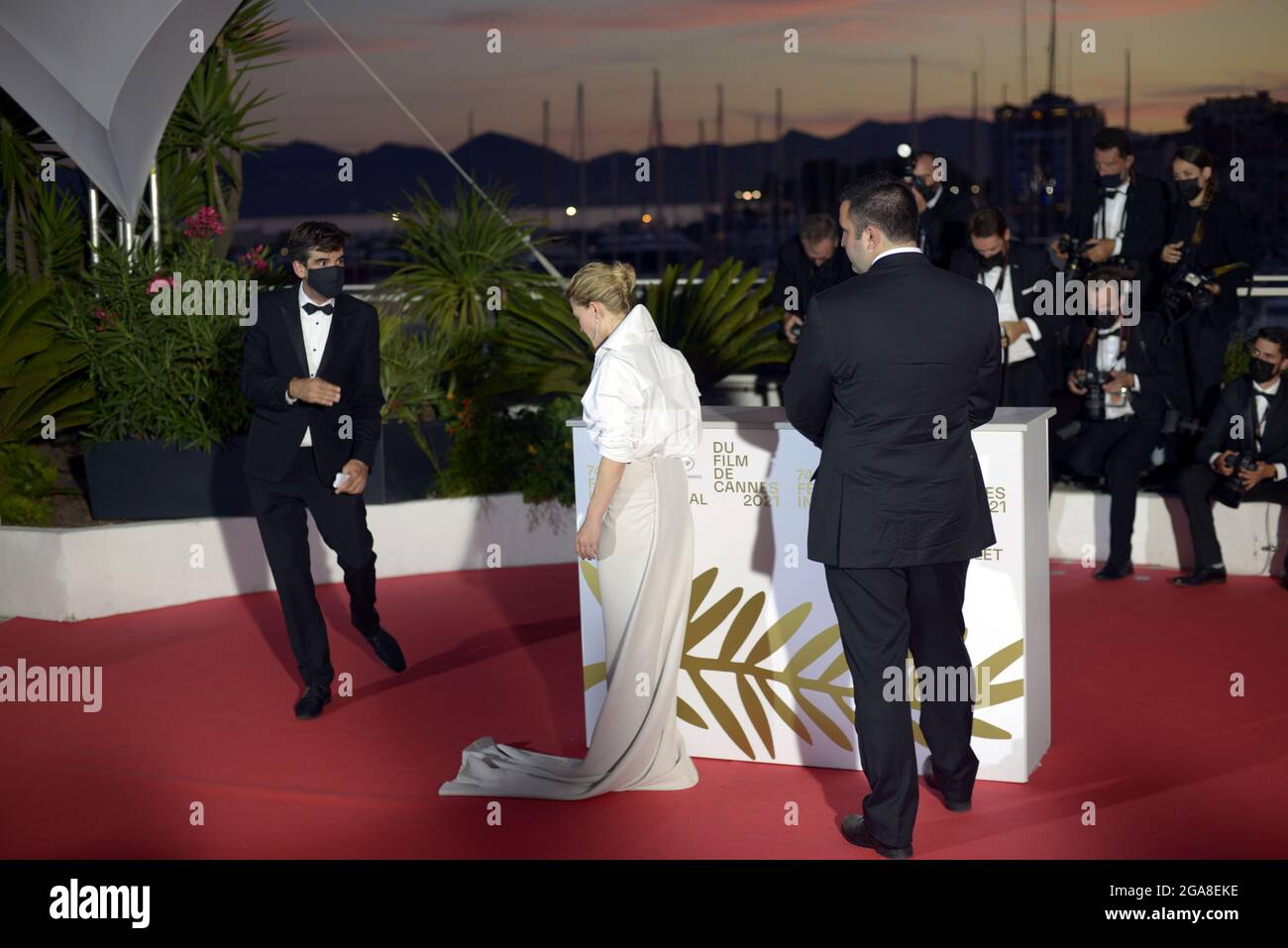 PALME D'OR of the 74th Cannes Film Festival 2021 Stock Photo - Alamy