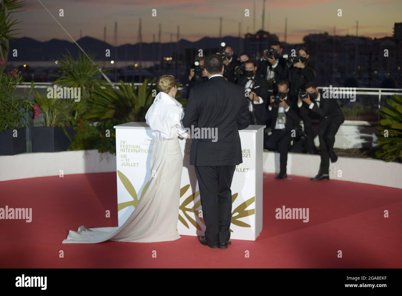 PALME D'OR of the 74th Cannes Film Festival 2021 Stock Photo - Alamy