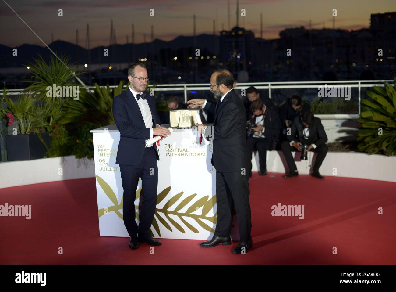 PALME D'OR of the 74th Cannes Film Festival 2021 Stock Photo - Alamy