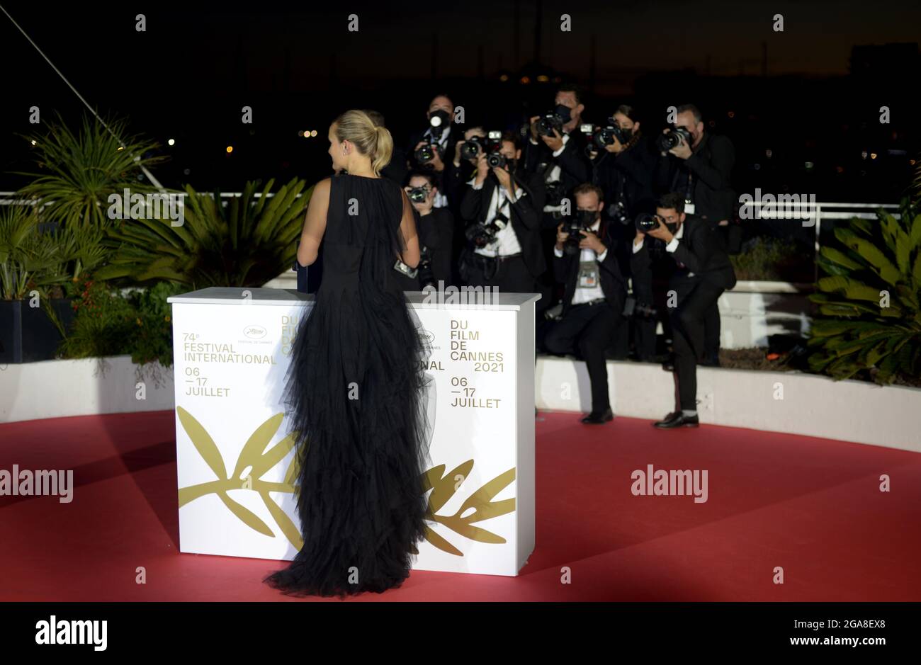 PALME D'OR of the 74th Cannes Film Festival 2021 Stock Photo - Alamy