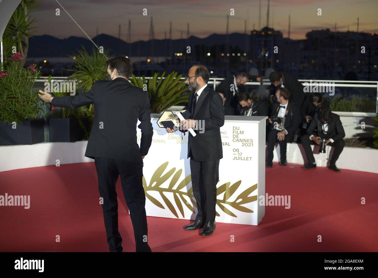 PALME D'OR of the 74th Cannes Film Festival 2021 Stock Photo - Alamy
