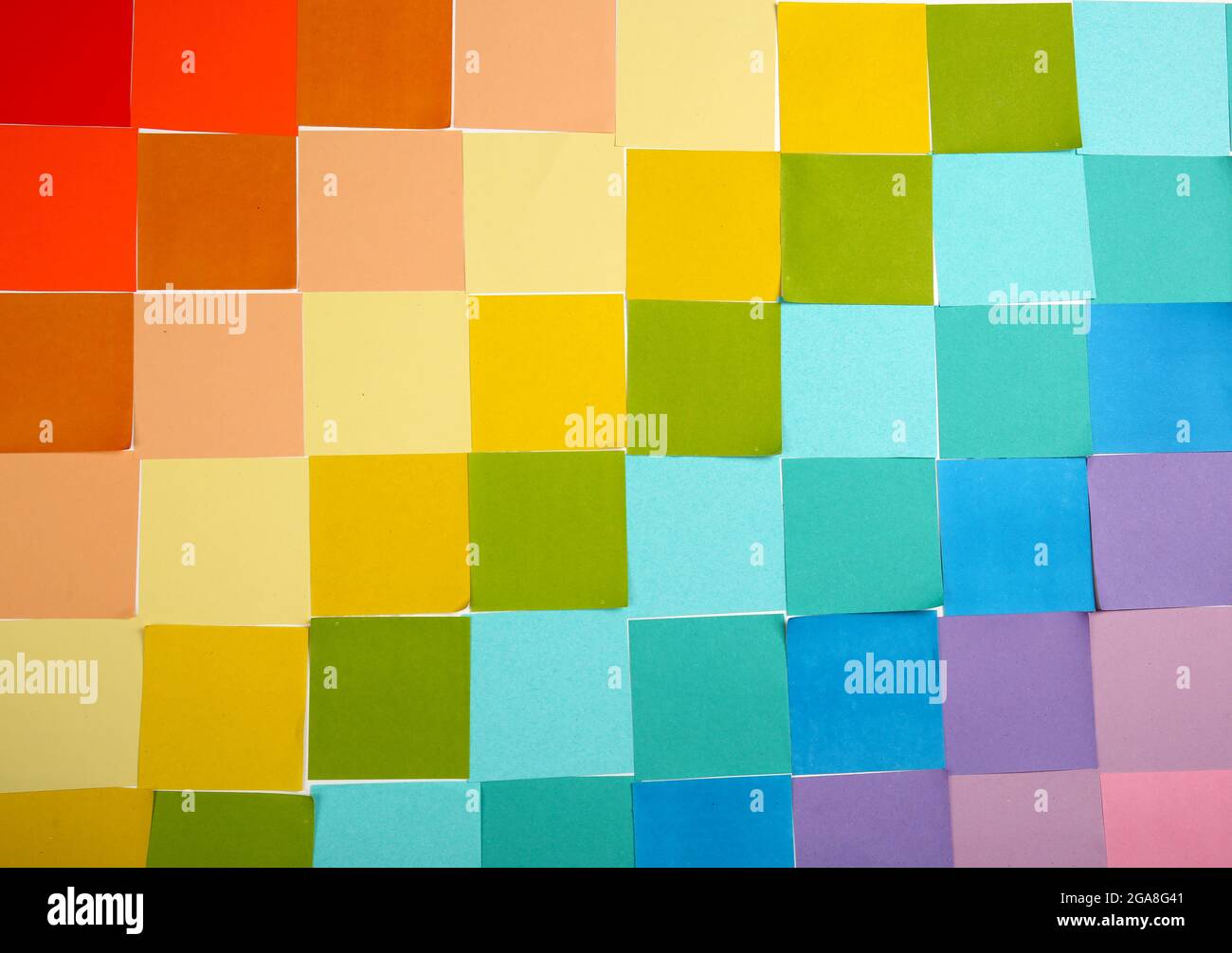 Colorful paper stickers Stock Photo - Alamy