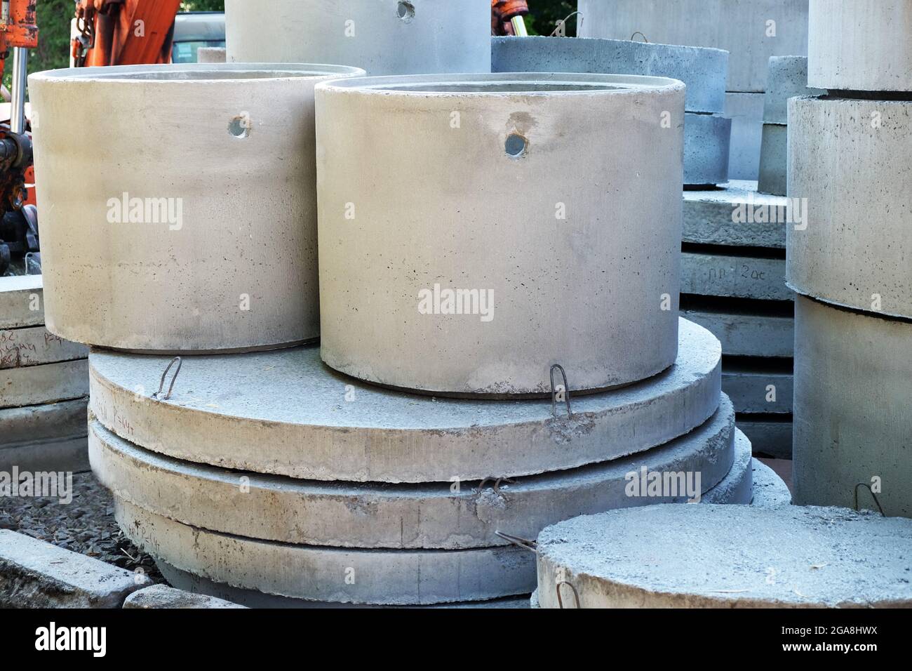 Sanitary concrete ring hi-res stock photography and images - Alamy