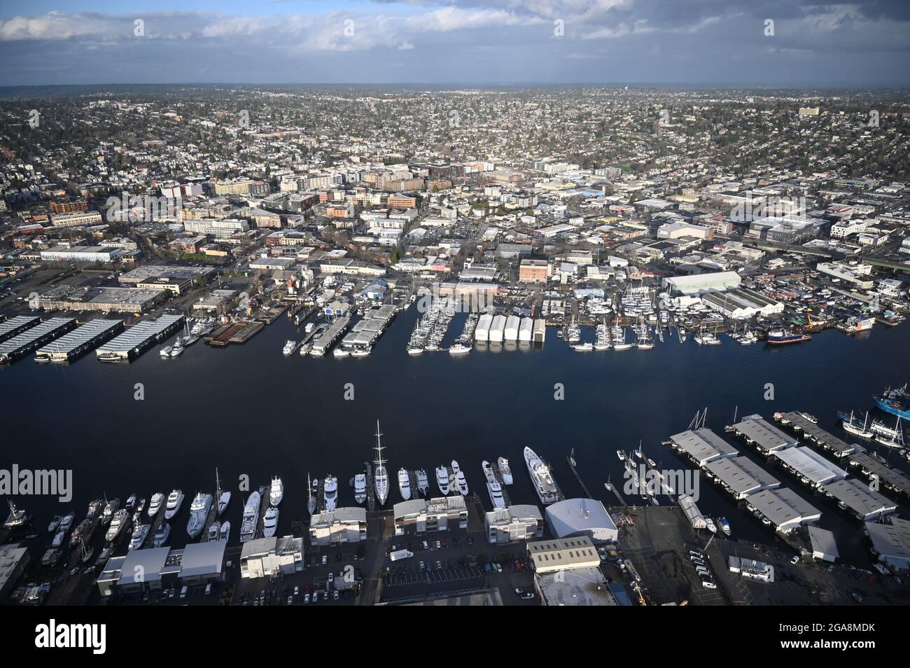 AERIAL VIEWS OF SEATTLE Stock Photo - Alamy