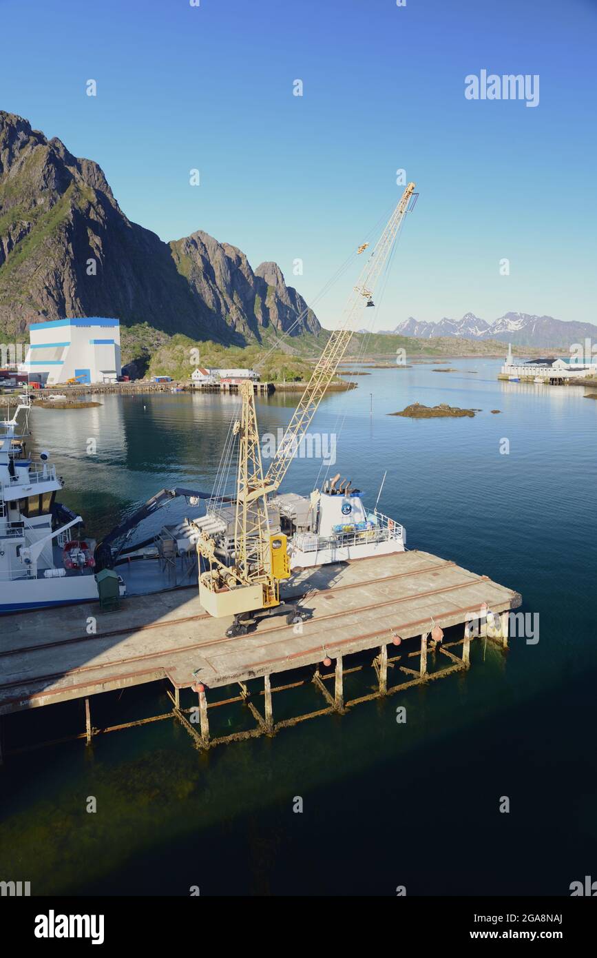 The harbour of svolvaer hi-res stock photography and images - Alamy