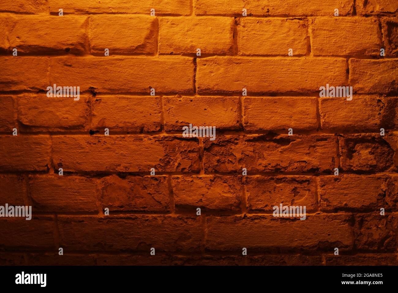 Brick wall of ancient cave Stock Photo - Alamy