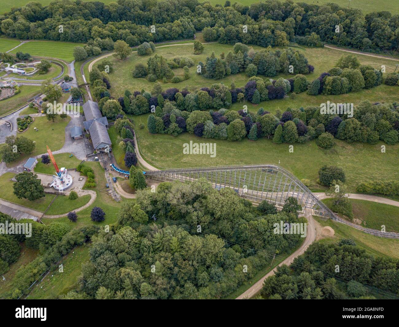 The Now Closed Ultimate Rollercoaster at Light water Valley Theme Park ...