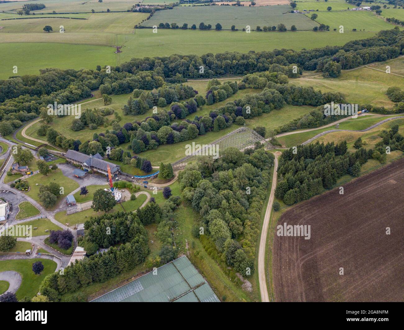 The Now Closed Ultimate Rollercoaster at Light water Valley Theme Park ...