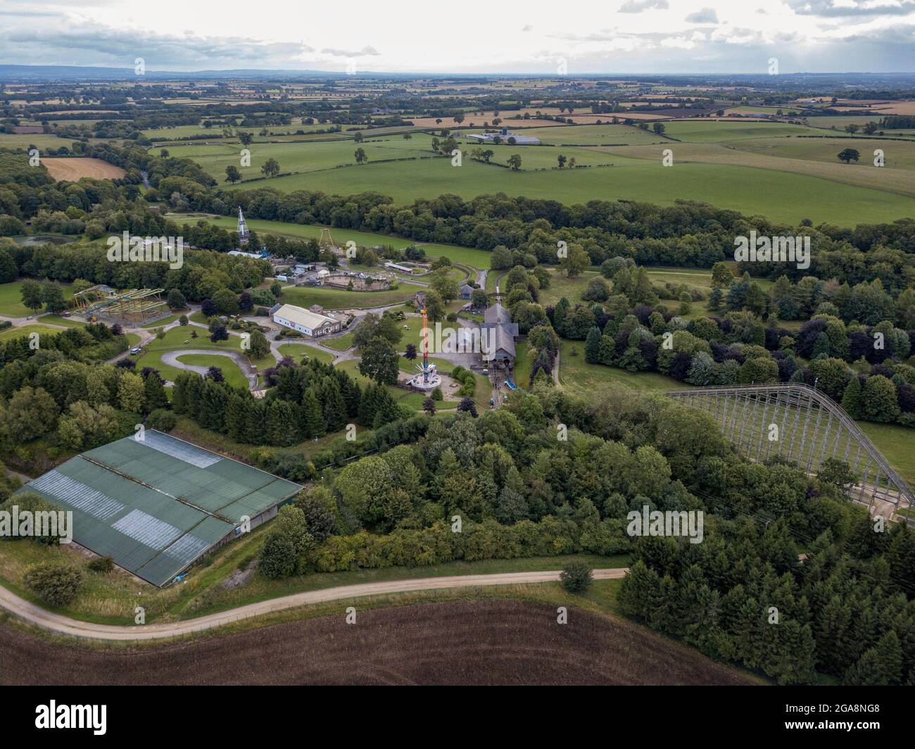 The Now Closed Ultimate Rollercoaster at Light water Valley Theme Park ...