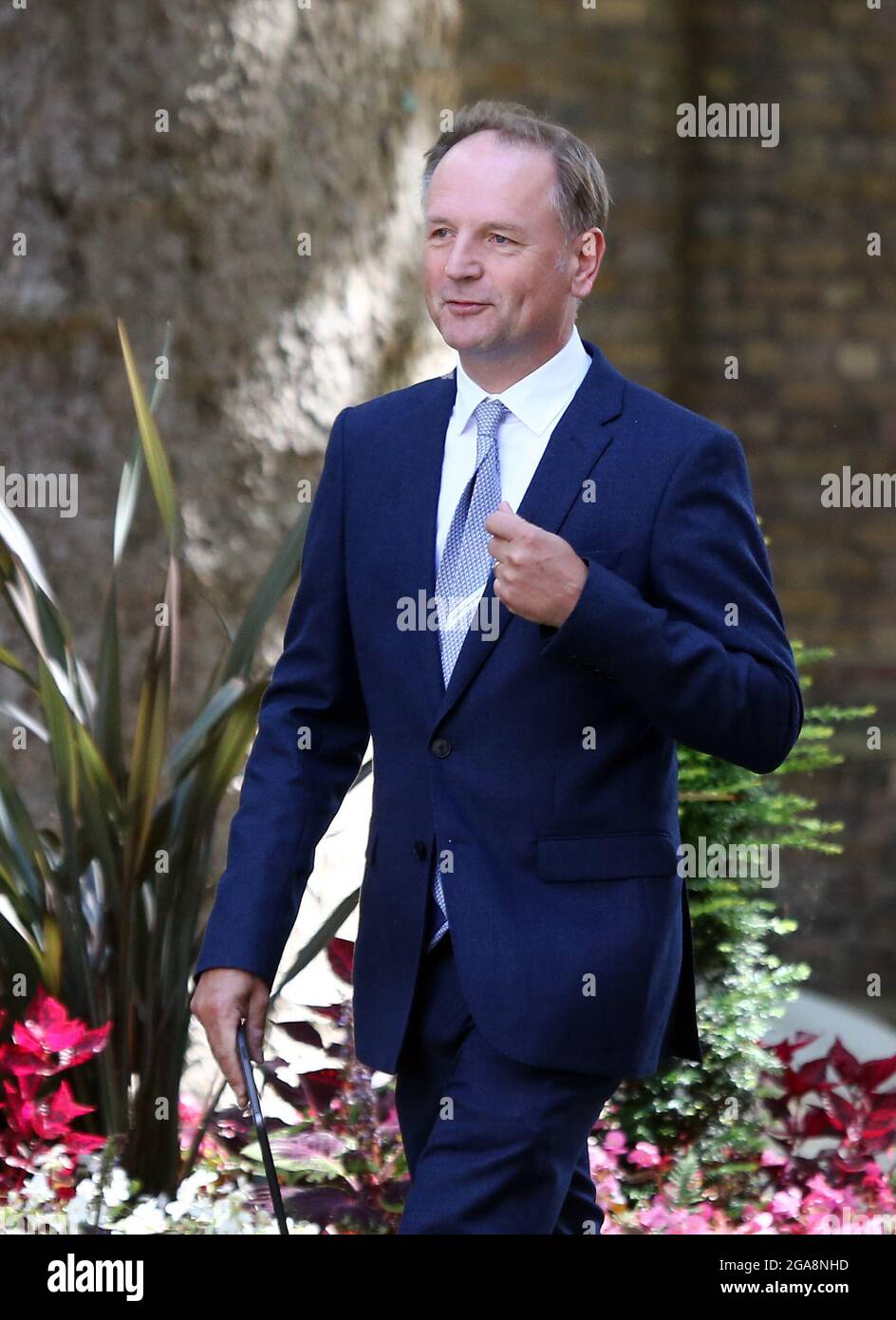 London, England, UK. 29th July, 2021. Outgoing Head of NHS Simon ...