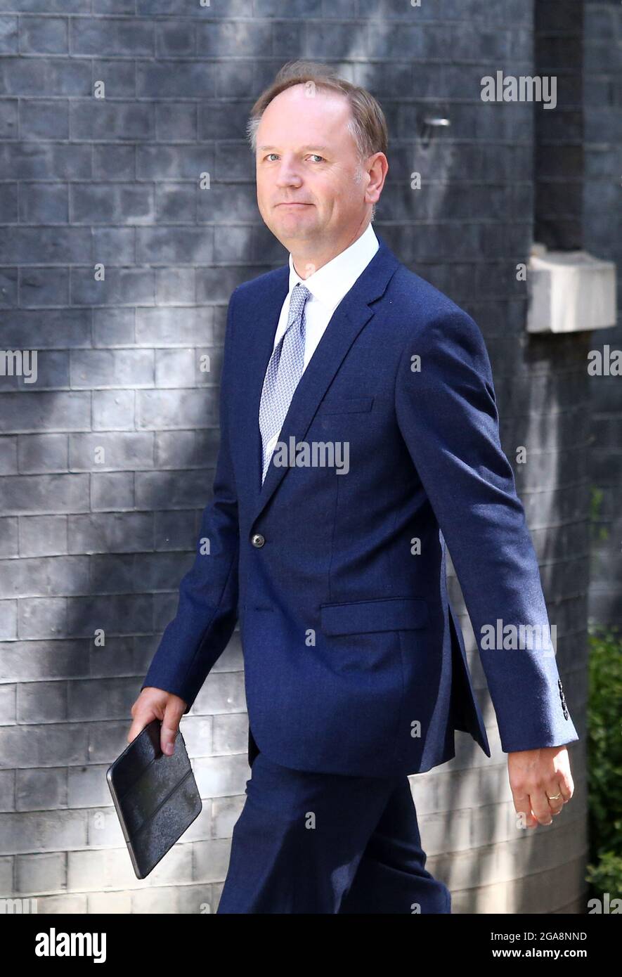 London, England, UK. 29th July, 2021. Outgoing Head of NHS Simon ...