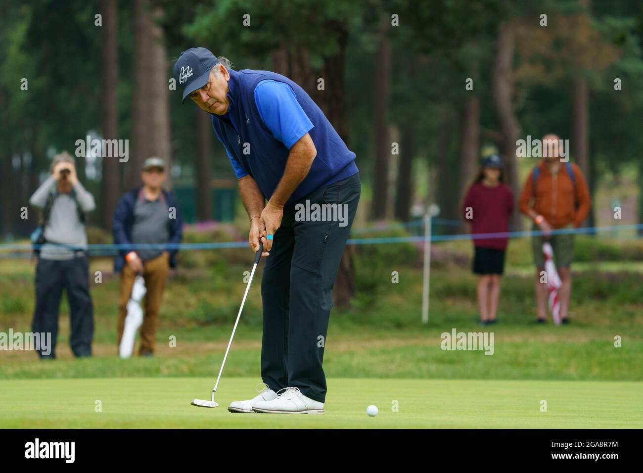 Professional golfer David Frost of South Africa Stock Photo - Alamy