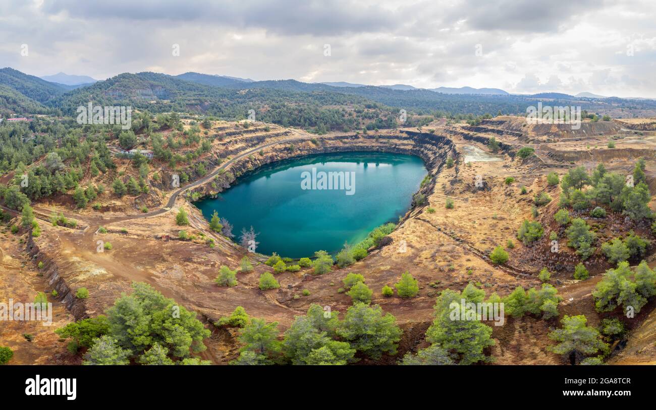 Open cast mining lake hi-res stock photography and images - Alamy