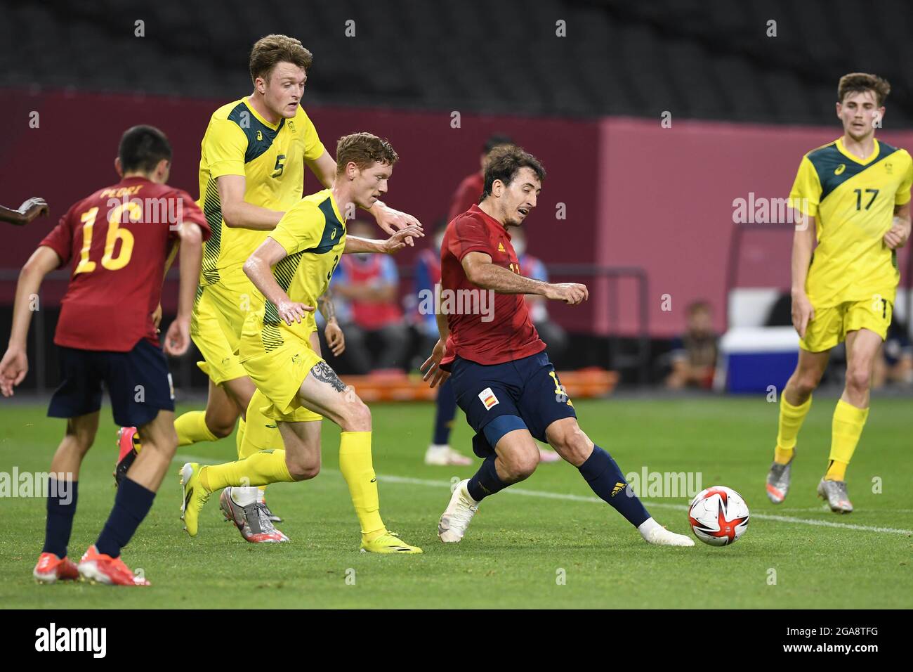 Kye ROWLES (AUS) Mikel OYARZABAL (ESP) during the Olympic Games Tokyo ...