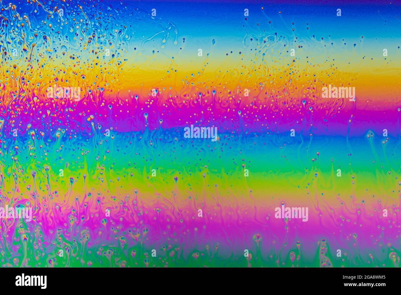 Fluid soap bubble psychedelic colorful abstract art. Surreal patterns ...