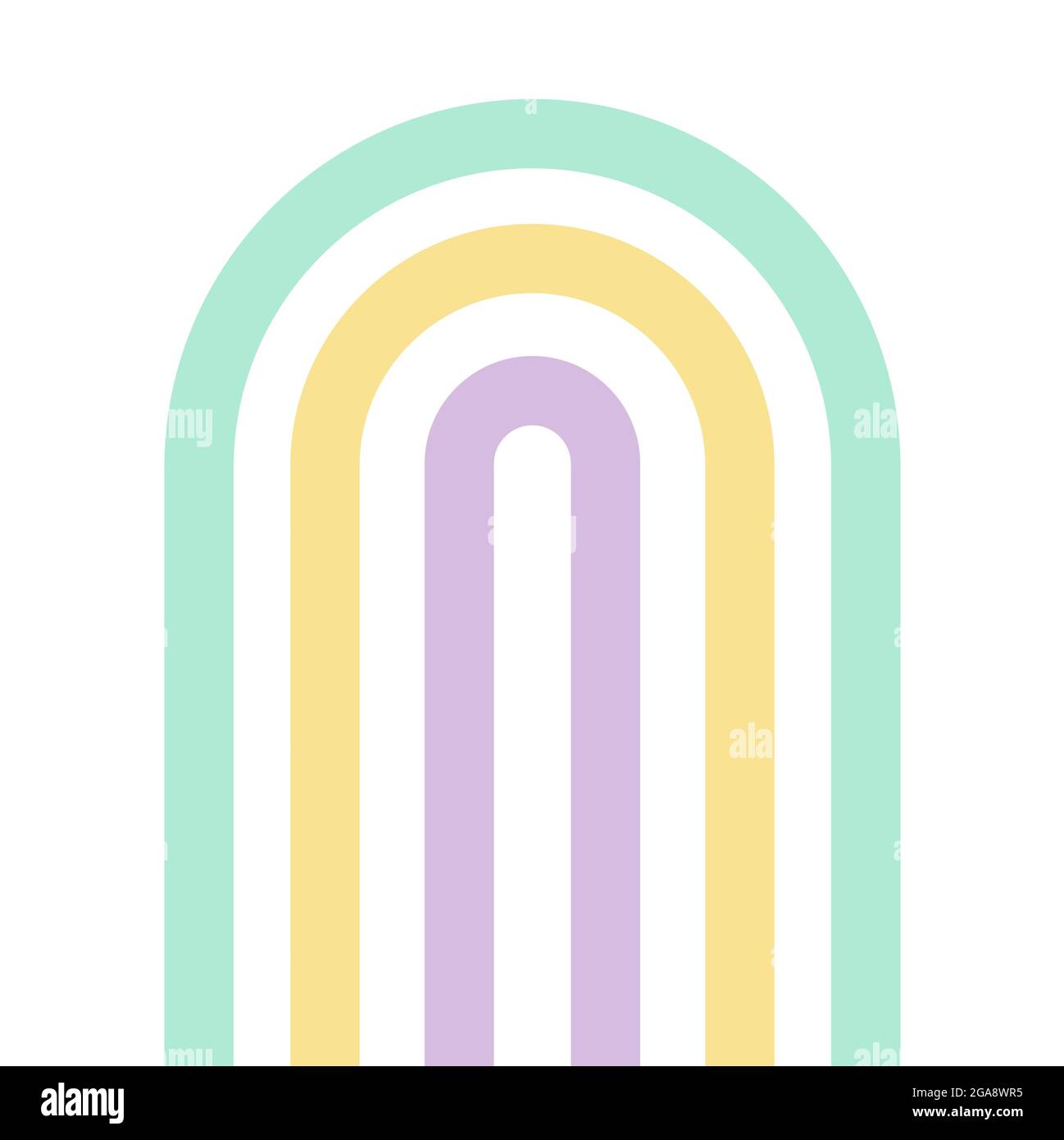 Rainbow Pastel Colors