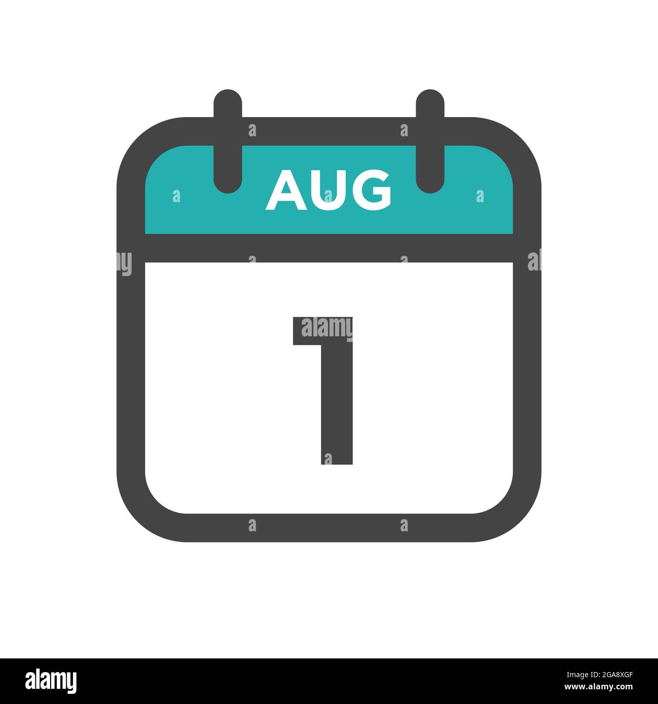 August 1 calendar hi-res stock photography and images - Alamy