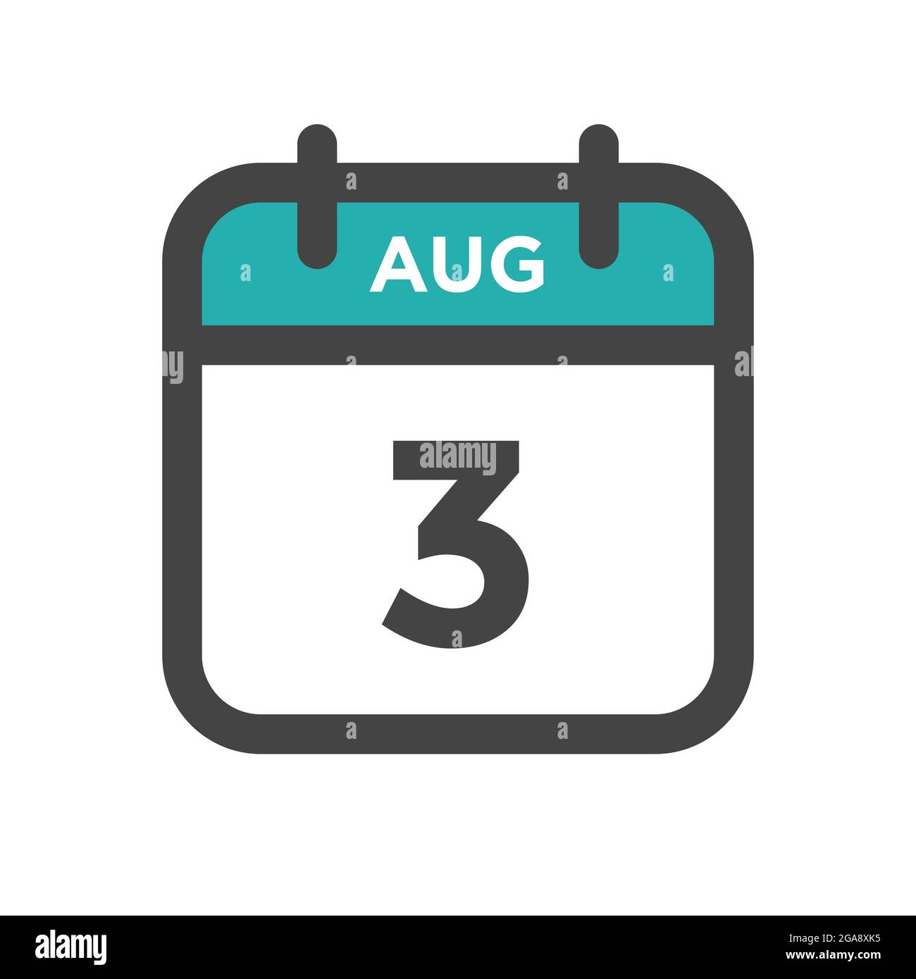 August 3 Calendar Day or Calender Date for Deadline and Appointment ...