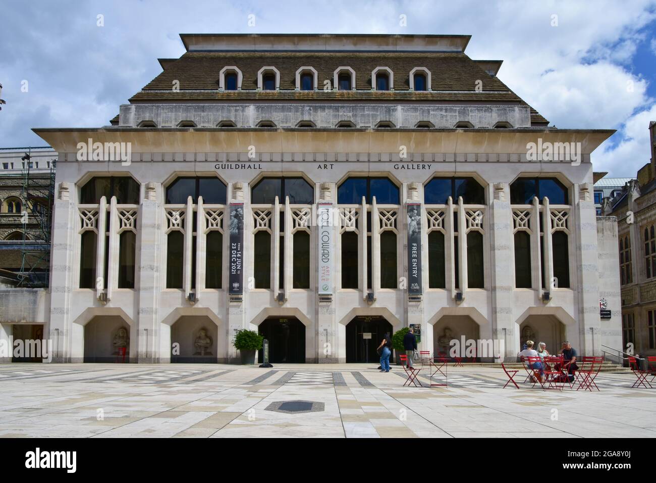 Guildhall Art Gallery in the City of London, United Kingdom Stock Photo ...