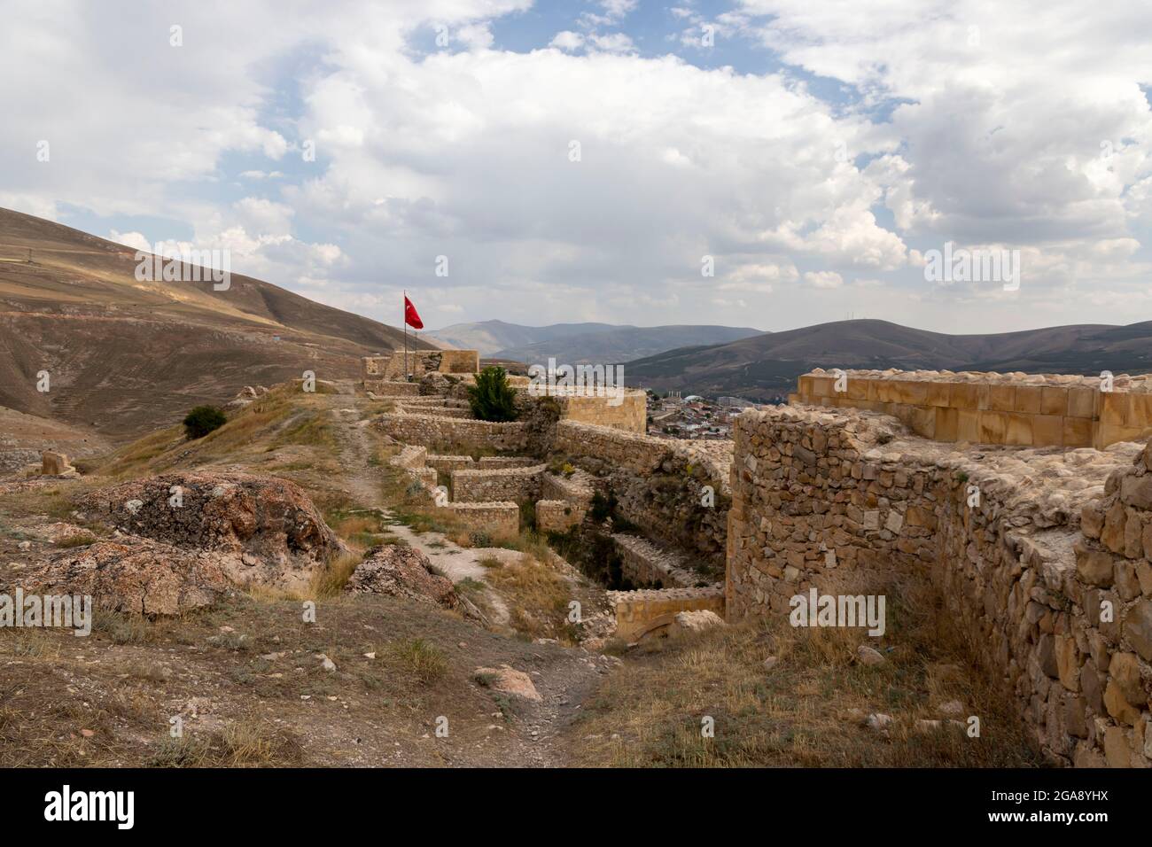 City view from the historical Bayburt castle Stock Photo - Alamy