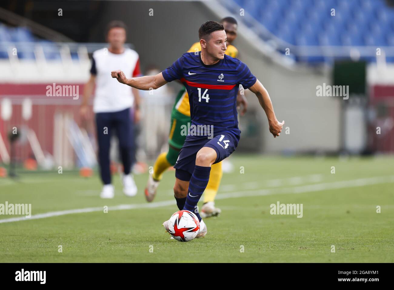 Florian THAUVIN (FRA) during the Olympic Games Tokyo 2020, Football Men ...