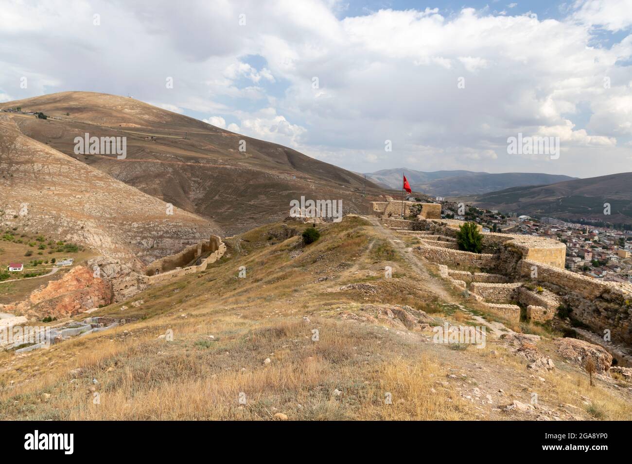 City view from the historical Bayburt castle Stock Photo - Alamy