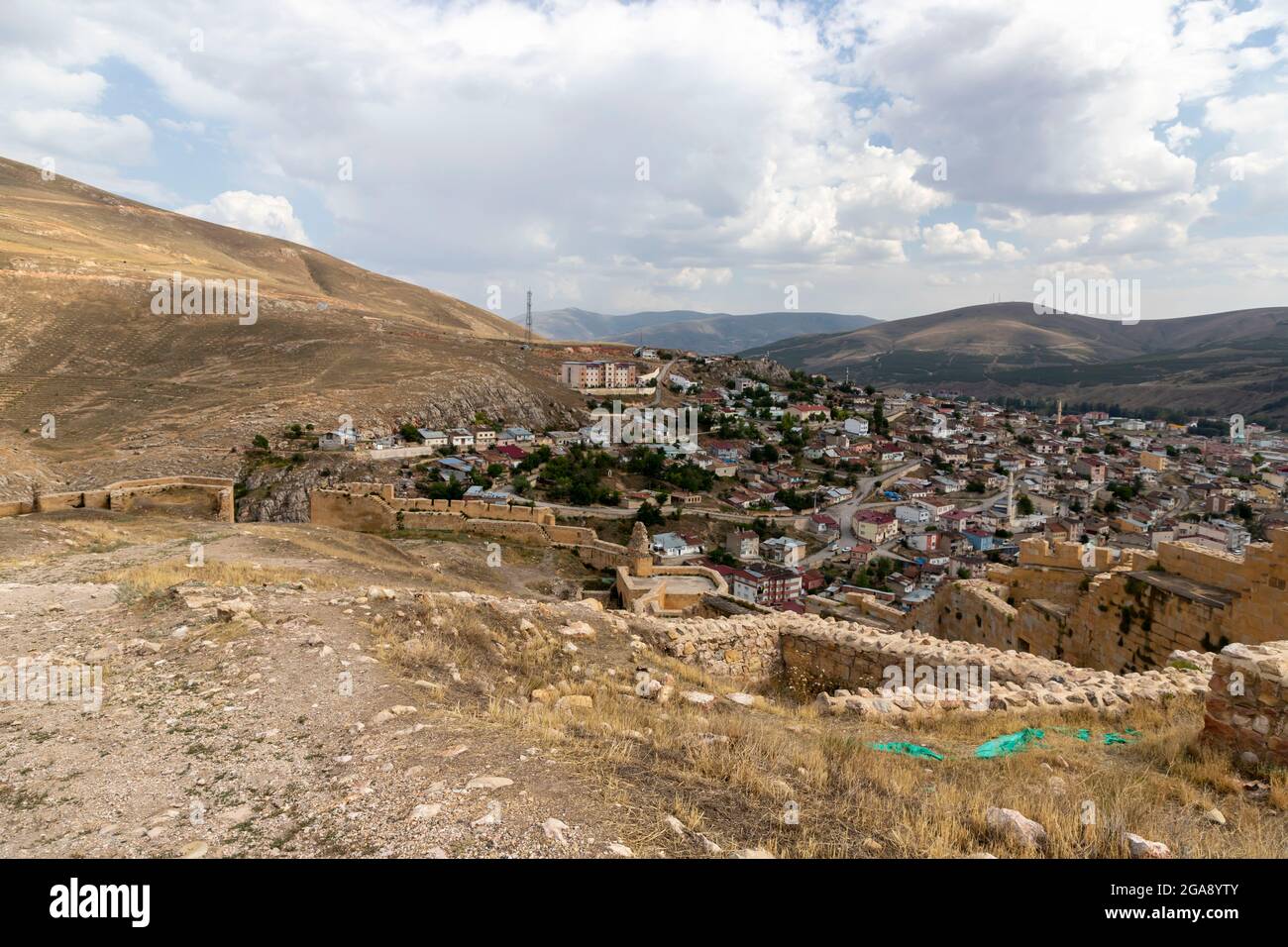 City view from the historical Bayburt castle Stock Photo - Alamy