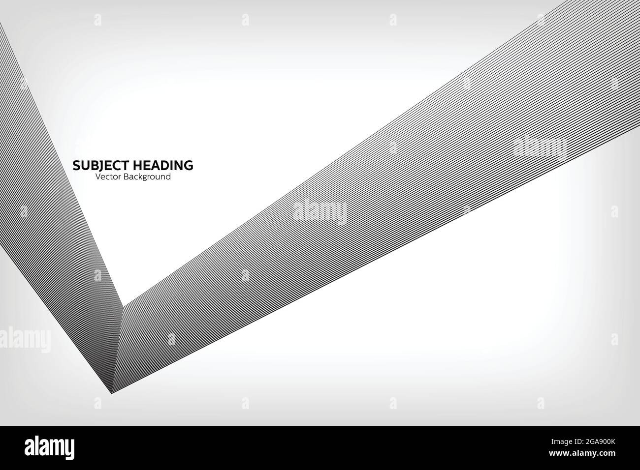 Abstract Modern Line, Grey Line, Subject Heading Text Area. Abstract ...