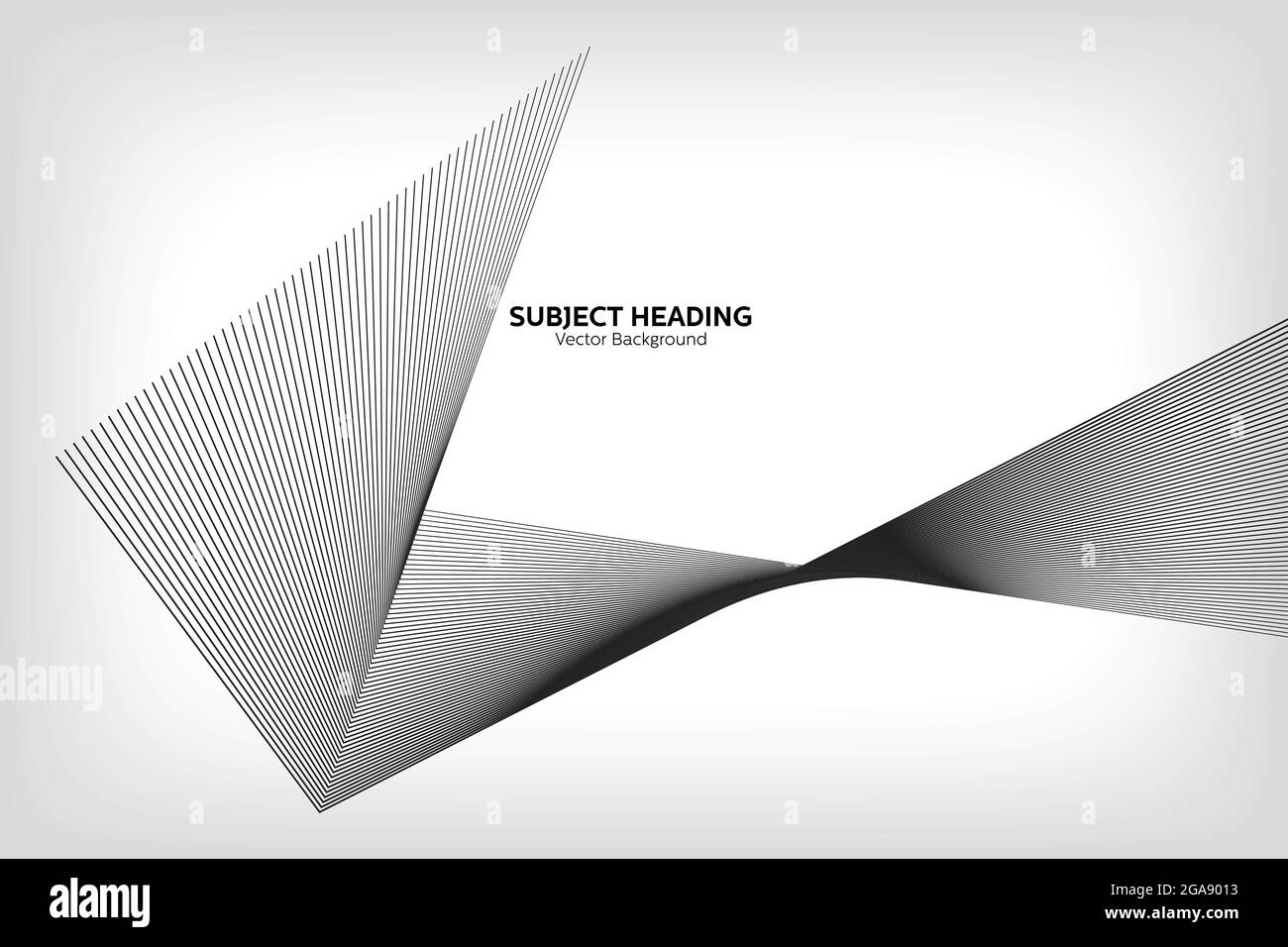 Abstract Modern Line, Grey Line, Subject Heading Text Area. Abstract ...