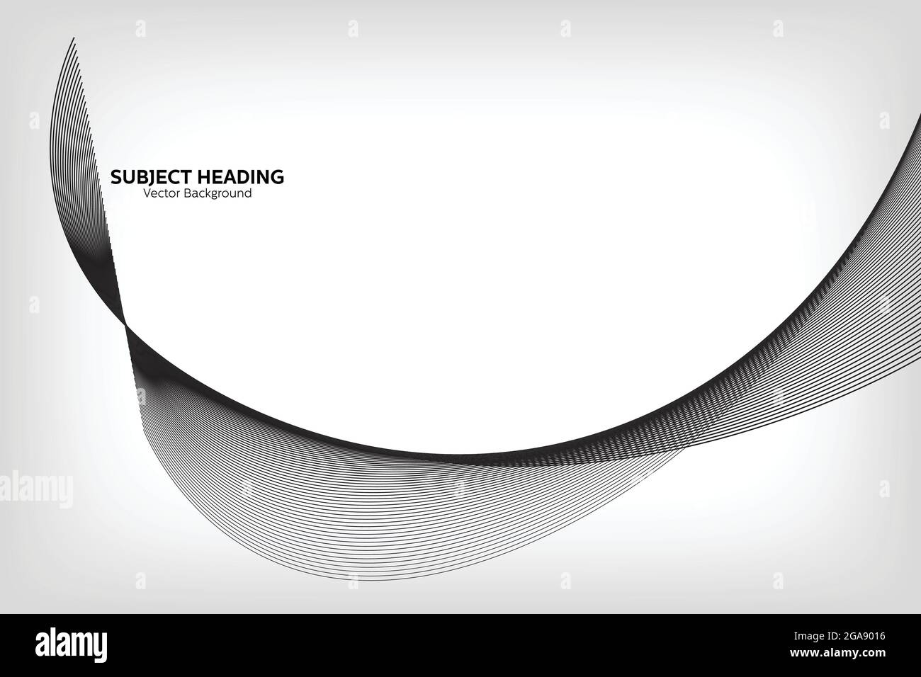 Abstract Modern Line, Grey Line, Subject Heading Text Area. Abstract ...