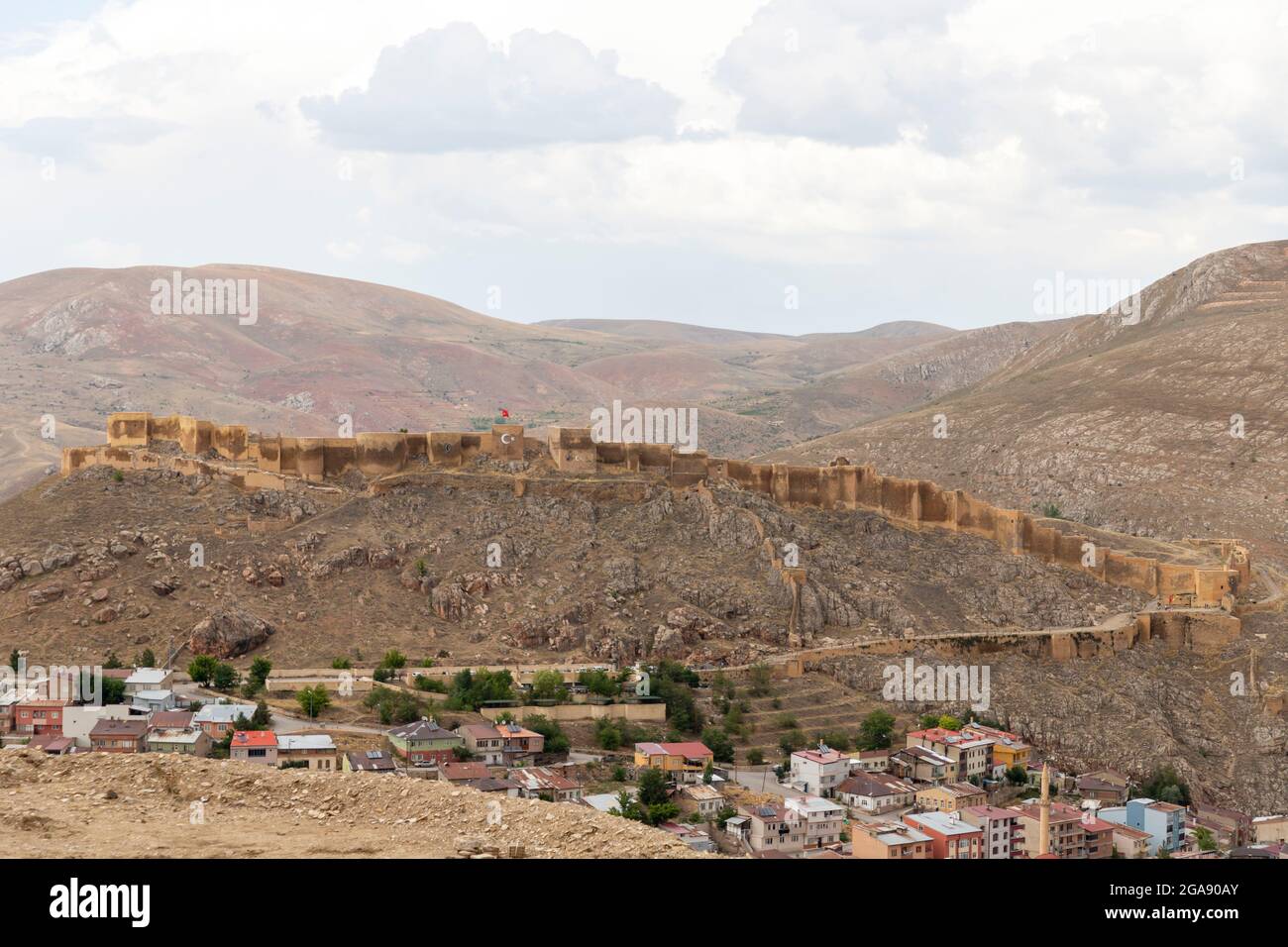 City view from the historical Bayburt castle Stock Photo - Alamy