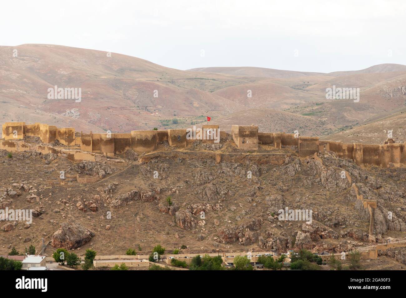 City view from the historical Bayburt castle Stock Photo - Alamy